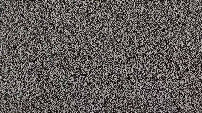 Static Noise Of Flickering Detuned TV Screen Stock Footage Video ...