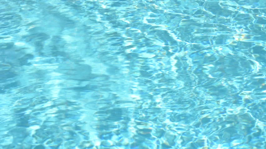 Stock Video Clip of Shiny blue water background, Pool water surface ...