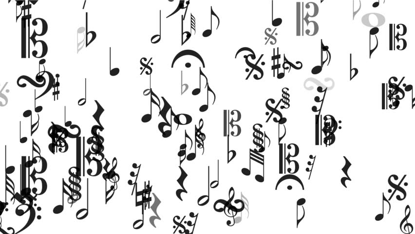 4k Music Notes Background Stock Footage Video 13768496 | Shutterstock