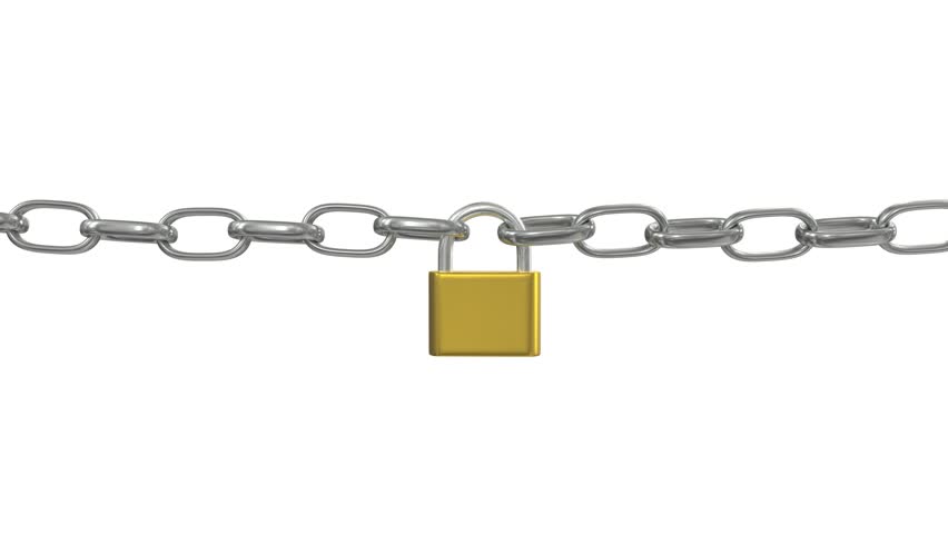 Padlock Breaking Chains Unlock Lock Stock Footage Video (100% Royalty ...