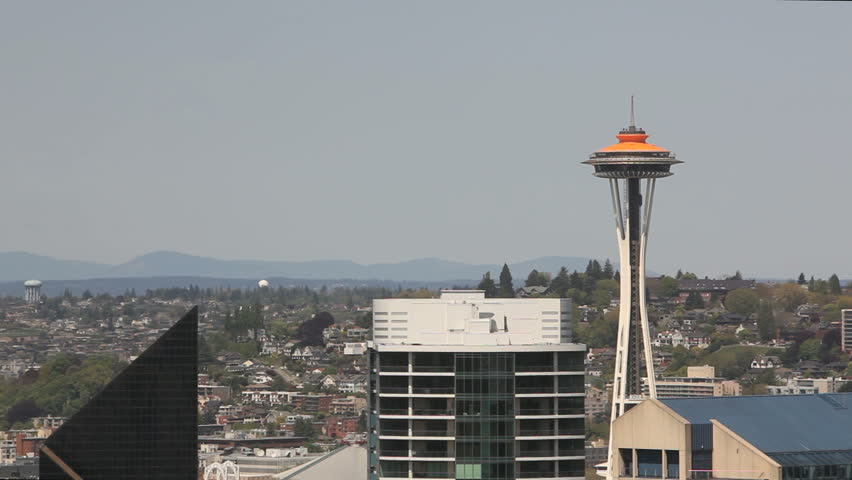 Las Vegas Space Needle. Shot Of The Top Of The Space Needle In Las ...