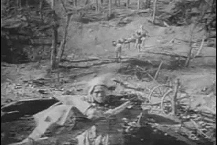 Stock video of 1940s: wounded chinese soldiers are carried | 27109069 ...