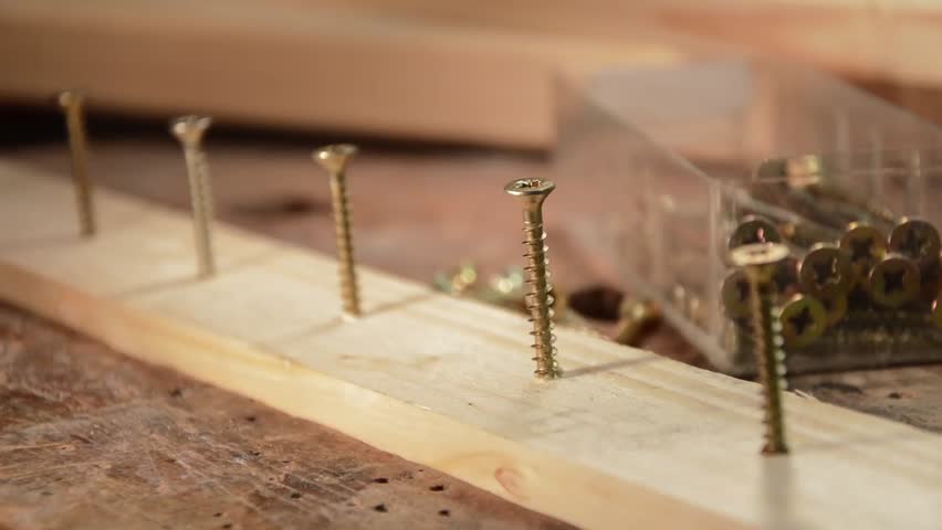 Putting Some Screws in a Stock Footage Video (100% Royalty-free ...