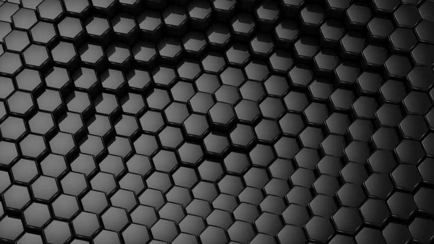 Abstract Hexagon Background Random Motion, 3d Loopable Animation 4k Stock Footage Video 26440529 ...