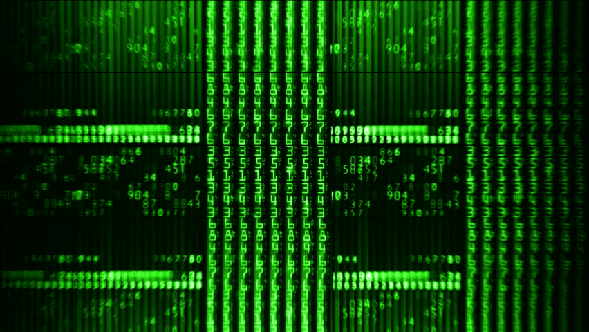 Green Glowing Computer Program Assembler Source Code Listing On 1992