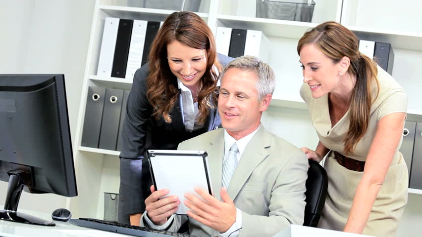 Team Financial Advisers Pleased with Stock Footage Video (100% Royalty ...