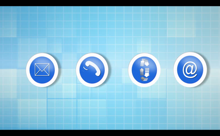 Electronic Communication Montage Animation with Stockvideos ...