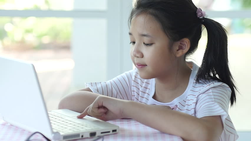 Yawning Toddler Using Laptop Computer Stock Footage Video 13574990 ...