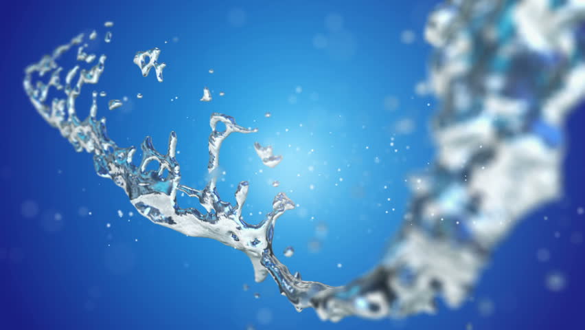 Water Explosion (cg ,slow Motion,with Alpha Matte, Full Hd) Stock ...