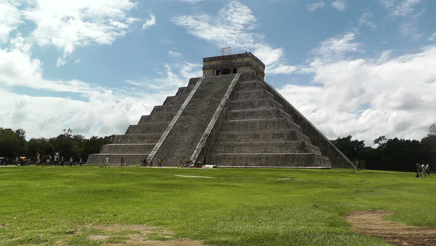 Stock video of chichen itza mexico yucatan kukulcan pyramid | 2953609 ...