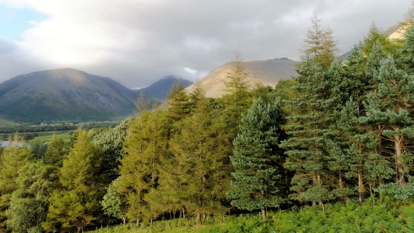 Cumbria UK landscape with lake and mountains image - Free stock photo ...