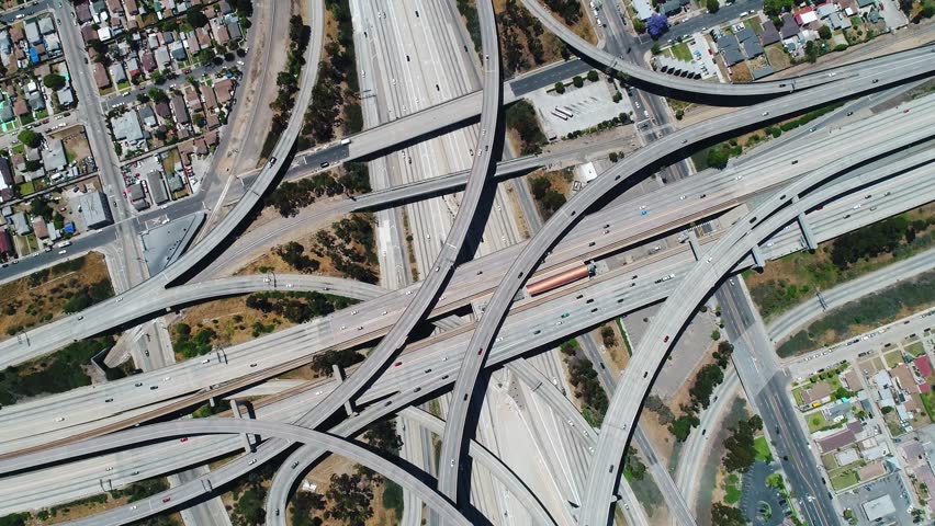 The Most Complicated Intersection/interchange In The World / Aerial ...
