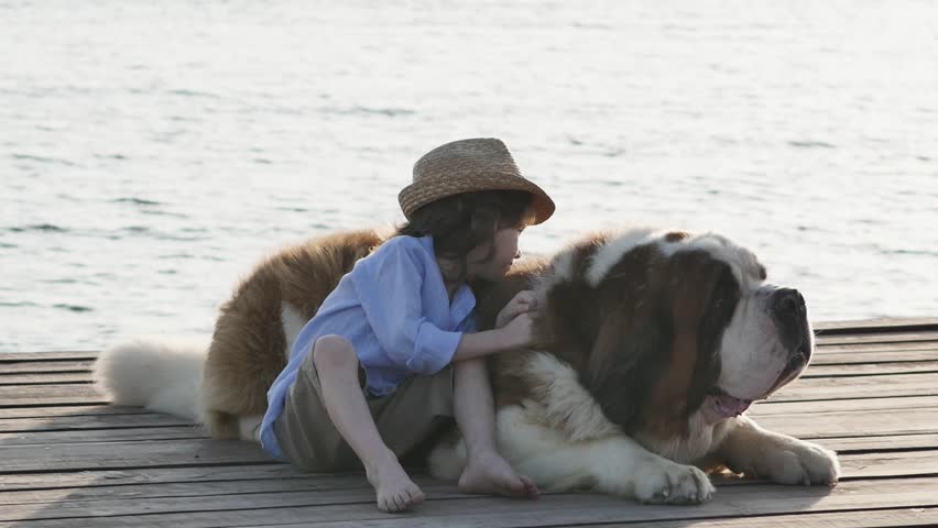 Kids And Dog Playing In The Water Stock videoer 8374369 | Shutterstock