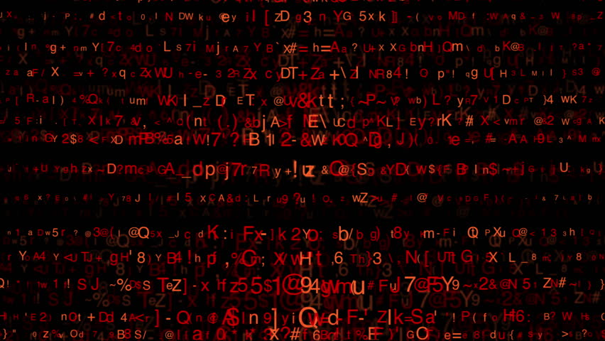 Binary Code. Hexadecimal Code Running Up A Computer Screen. Blue Digits. Stock Footage Video ...