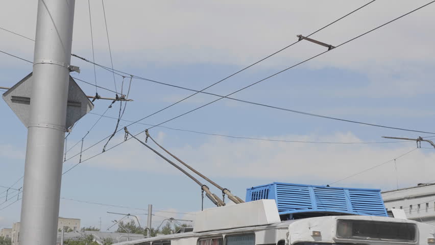 Ungraded: Overhead Wires / Trolley Poles / Electric Transport. Trolley ...