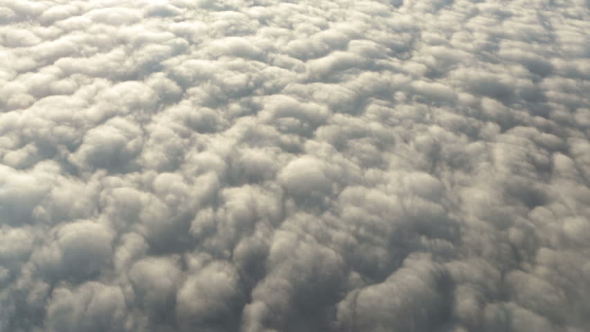 Aerial Rolling Clouds from Above. Stock Footage Video (100% Royalty ...