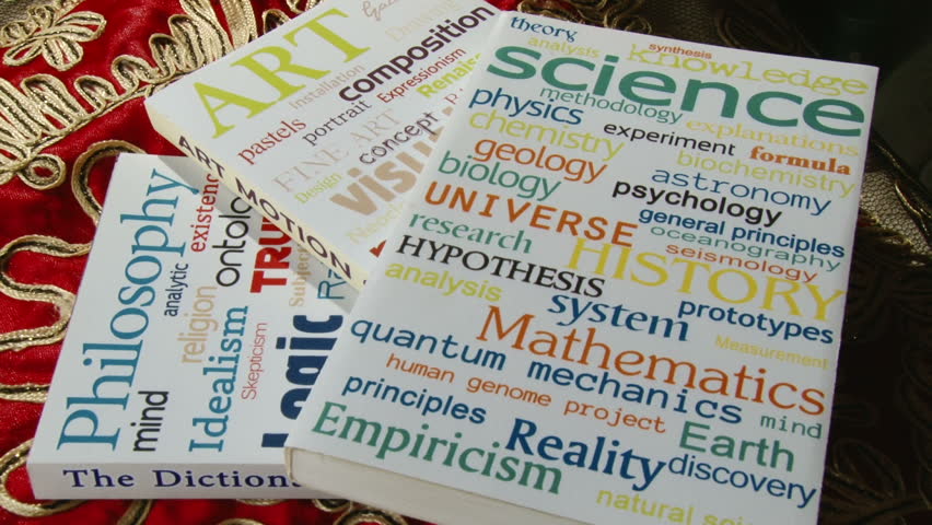 Books - Philosophy, Art, Science Stock Footage Video (100% Royalty-free ...