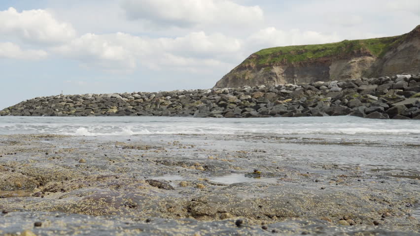Rock Formation landscape with water washing in image - Free stock photo ...