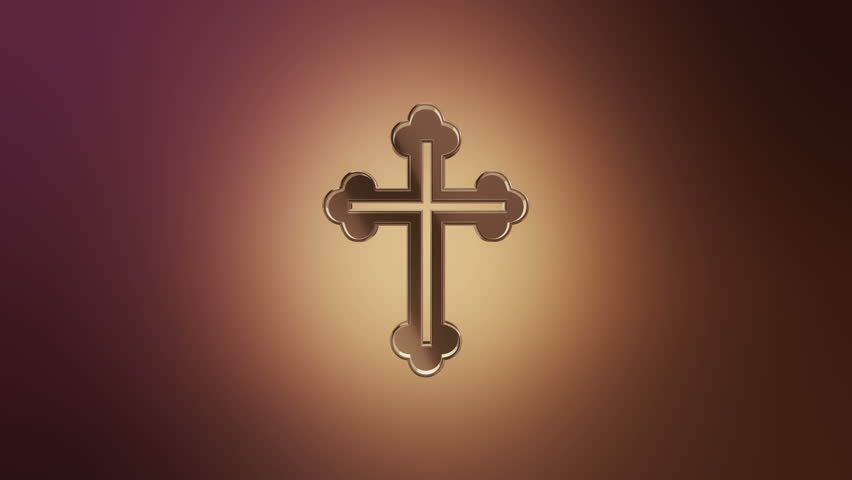3D Animation Rotation Of Symbol Of Religion, Creed, Faith, God And ...
