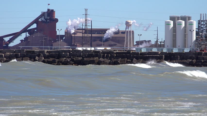 Stock Video Clip of CIRCA 2010s - Gary, Indiana - Waves | Shutterstock