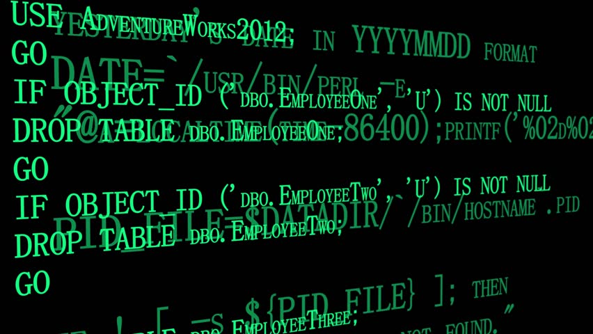 Software Source Programming Code On Stock Footage Video (100% Royalty ...