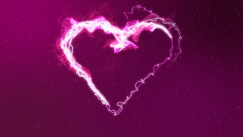 Pink Moving Hearts Stock Footage Video 1541104 | Shutterstock