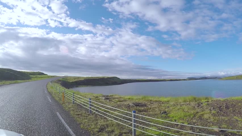 Driving Through Beautiful Countryside in Stock Footage Video (100% ...