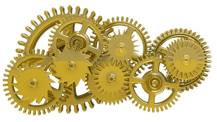 Golden Gears Stock Footage Video | Shutterstock