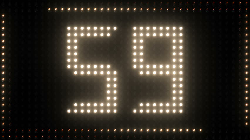 Countdown Lights Counter Floodlight Led Stock Footage Video (100% ...