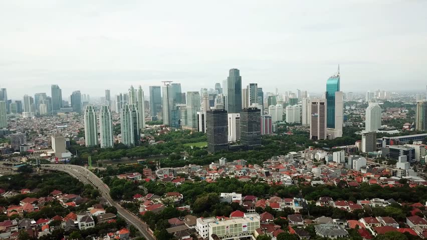 City View From Air - Drone Shot Stock Footage Video 1007706712 ...