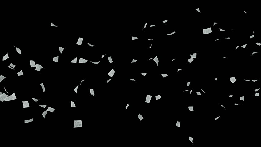 Flying Paper Stock Footage Video | Shutterstock