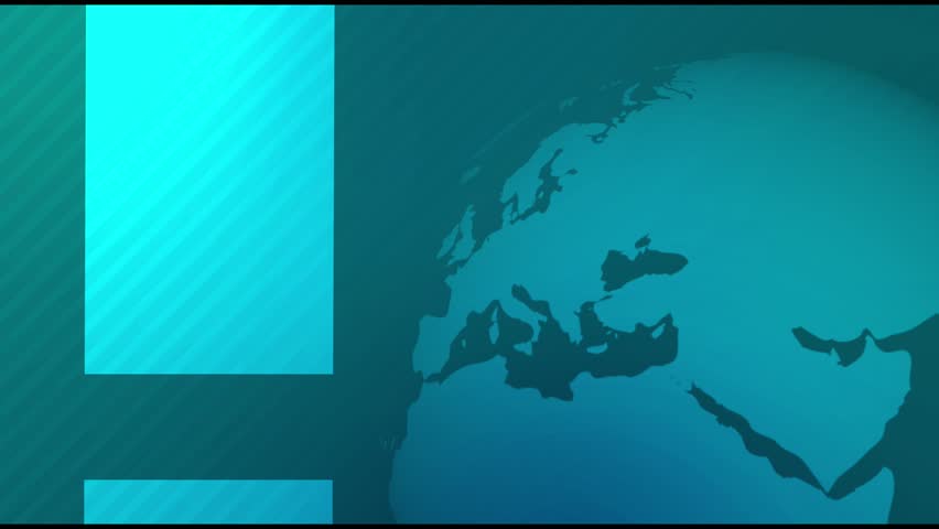 Animated News Intro, Blue. Stock Footage Video (100% Royalty-free ...