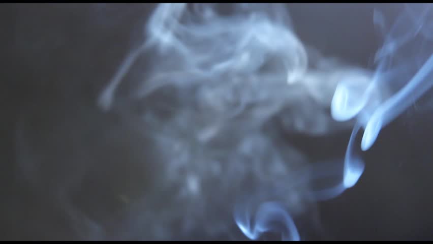 Smoke Slowly Floating Through Space Against Black Background. 240 Fps ...