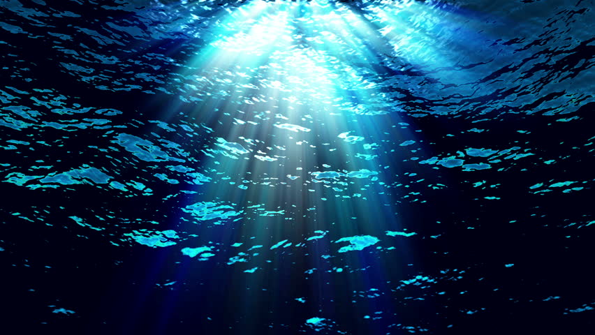 High Quality Looping Animation Of Ocean Waves From Underwater With ...