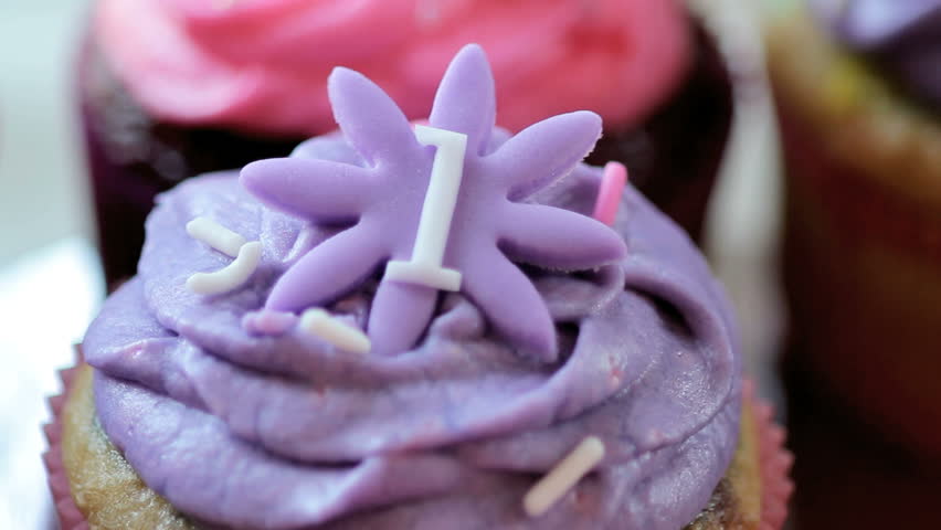 One Year Old Cake Stock Footage Video (100% Royalty-free) 3631349 ...