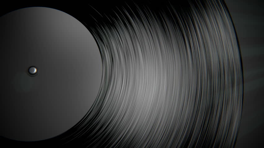 Loopable Animation with Spinning Vinyl Stock Footage Video (100% ...