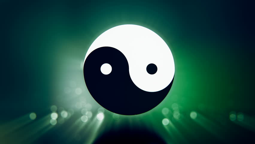 Yin Yang Symbol Loopable Animation. Stock Footage Video (100% Royalty ...
