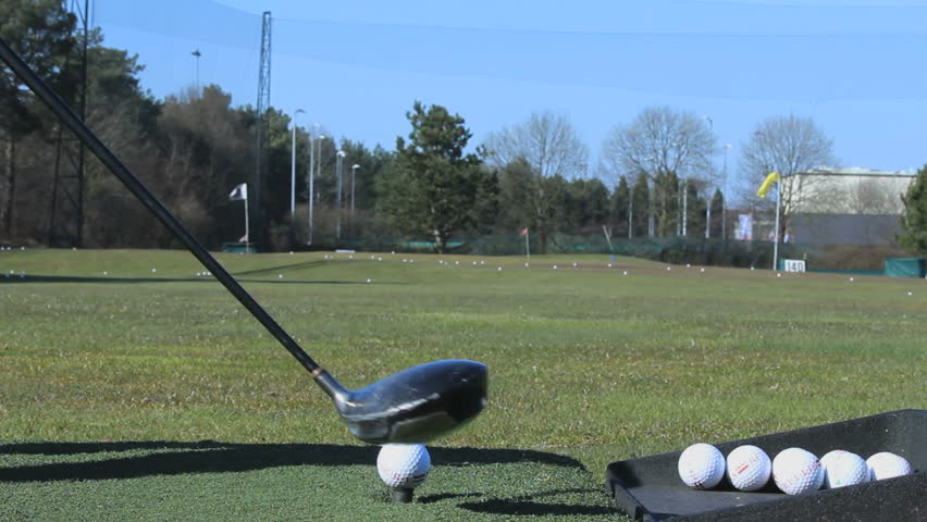 Golf Ball and Club Stock Footage Video (100% Royalty-free) 3643919 ...