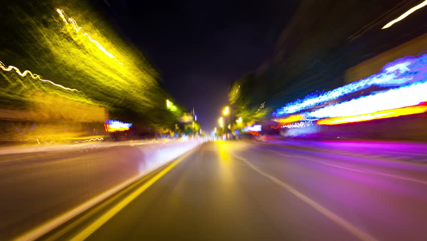 Time Lapse Tram Fast Speed Motion In City Of Hong Kong (forward, Loop ...
