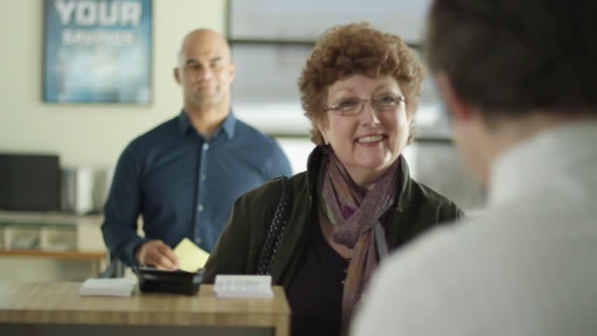 Bank Teller Stock Footage Video | Shutterstock