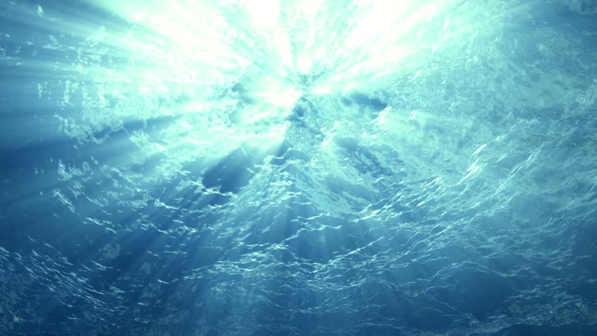 High Quality Looping Animation Of Ocean Waves From Underwater With ...