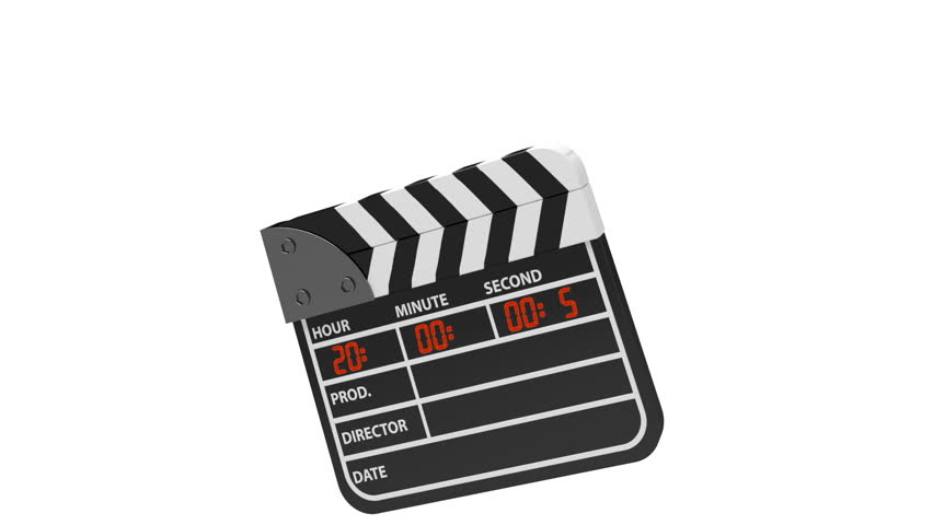 Clapboard Animation Stock Footage Video (100% Royalty-free) 3724649 ...