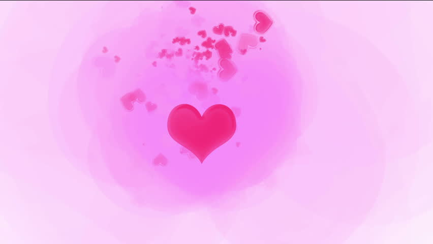 Seamless Loop Of 2d Hand-drawn Animated Pastel Heart Graphics Moving ...