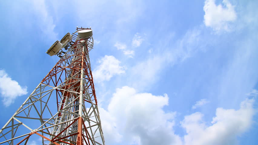 Telecom Tower Time Lapse Stock Footage Video (100% Royalty-free) 3877619 | Shutterstock