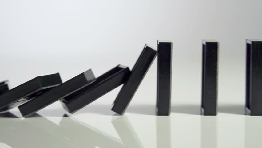 Dominoes Falling Stock Footage Video | Shutterstock