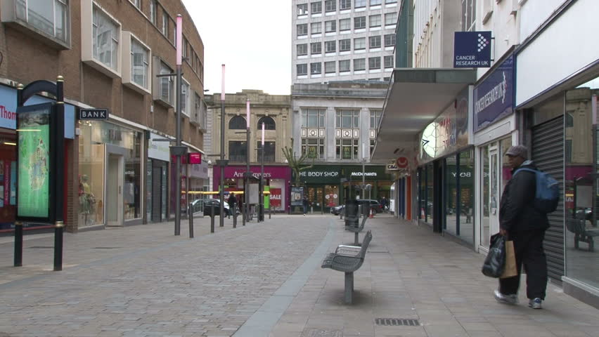 Wolverhampton, Uk - April 2012 Stock Footage Video (100% Royalty-free ...