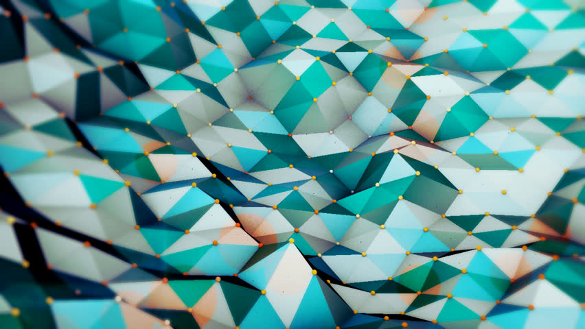 Abstract Polygon Based Background Animation. Stock Footage Video (100% ...
