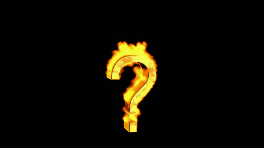 Stock video na téma question fire mark. | 4128079 | Shutterstock