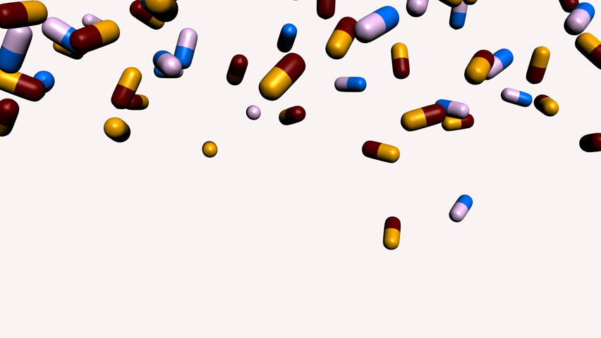Stock video of 3d pills falling | 419419 | Shutterstock