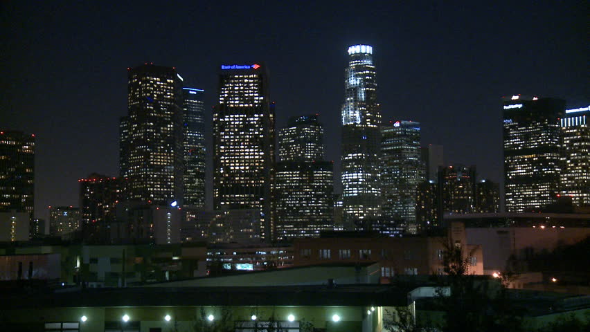 Downtown Phoenix Arizona Night Time Aerials 1 Stock Footage Video ...
